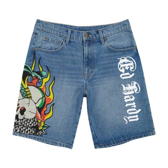 Ed Hardy | Shorts | New Ed Hardy Mens Fire Cobra Skater Short In 2k ...